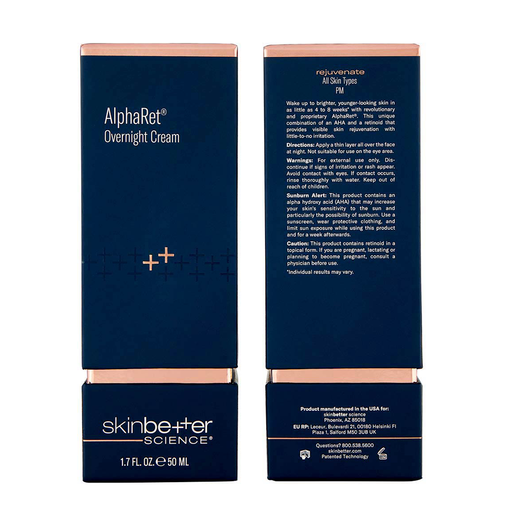 Din Hud - Kampanje! AlphaRet Overnight Cream FACE -- 50 ml